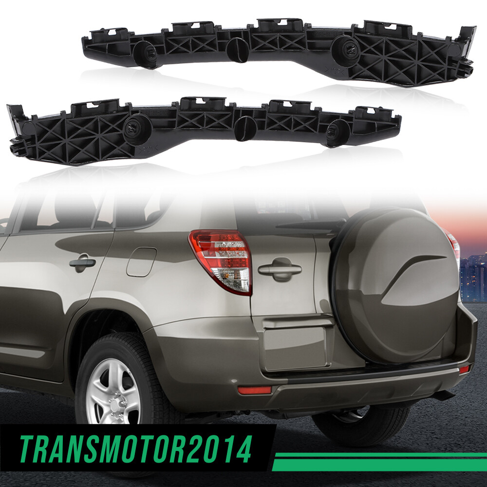 Bumper Bracket Set of 2 Fit For 2006-2012 Toyota RAV4 Rear Left & Right ...