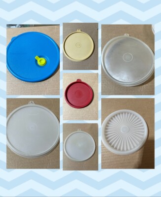 vintage Tupperware lids only Multiple Sizes Available | eBay