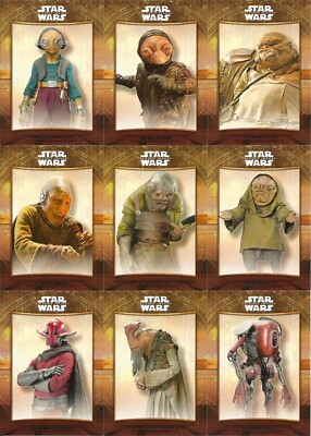 Star Wars Force Awakens Series 2 ~ MAZ'S CASTLE 9-Card Insert Set | eBay
