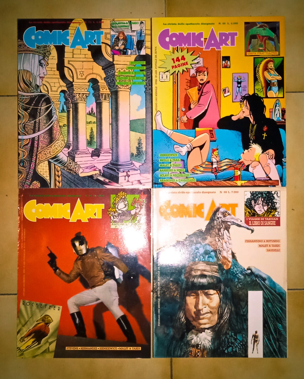 COMIC ART Rivista a Fumetti Lotto 15 volumi + COMIC ART raccolta 7 volumi 88/93 | eBay