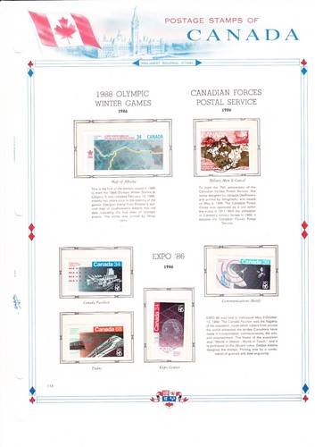 Canada 1986 Year Collection MNH Stamps BV $56+ | eBay