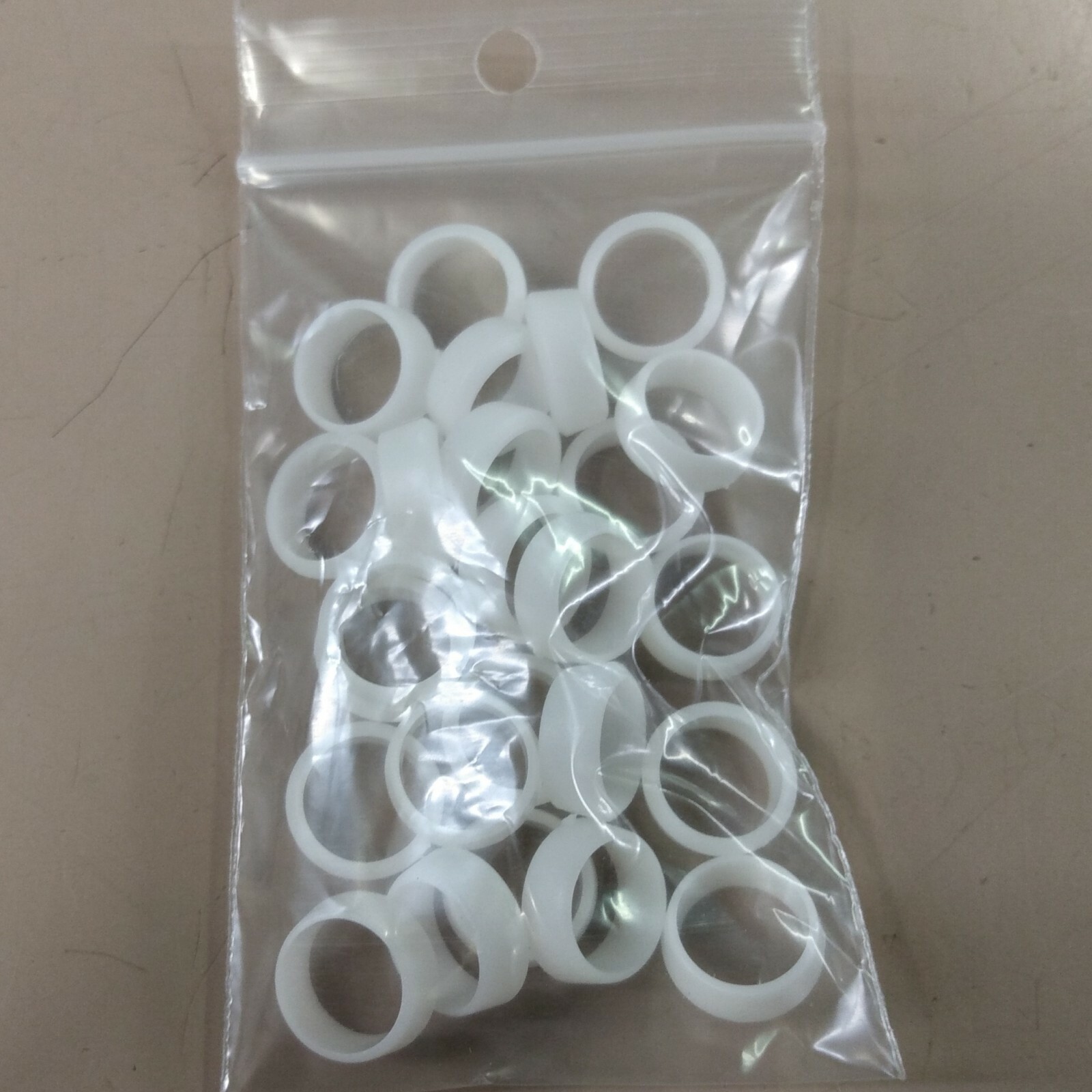 3/8 in. O.D. Plastic Delrin Compression Sleeve / Ferrule - Pack of 25 ...