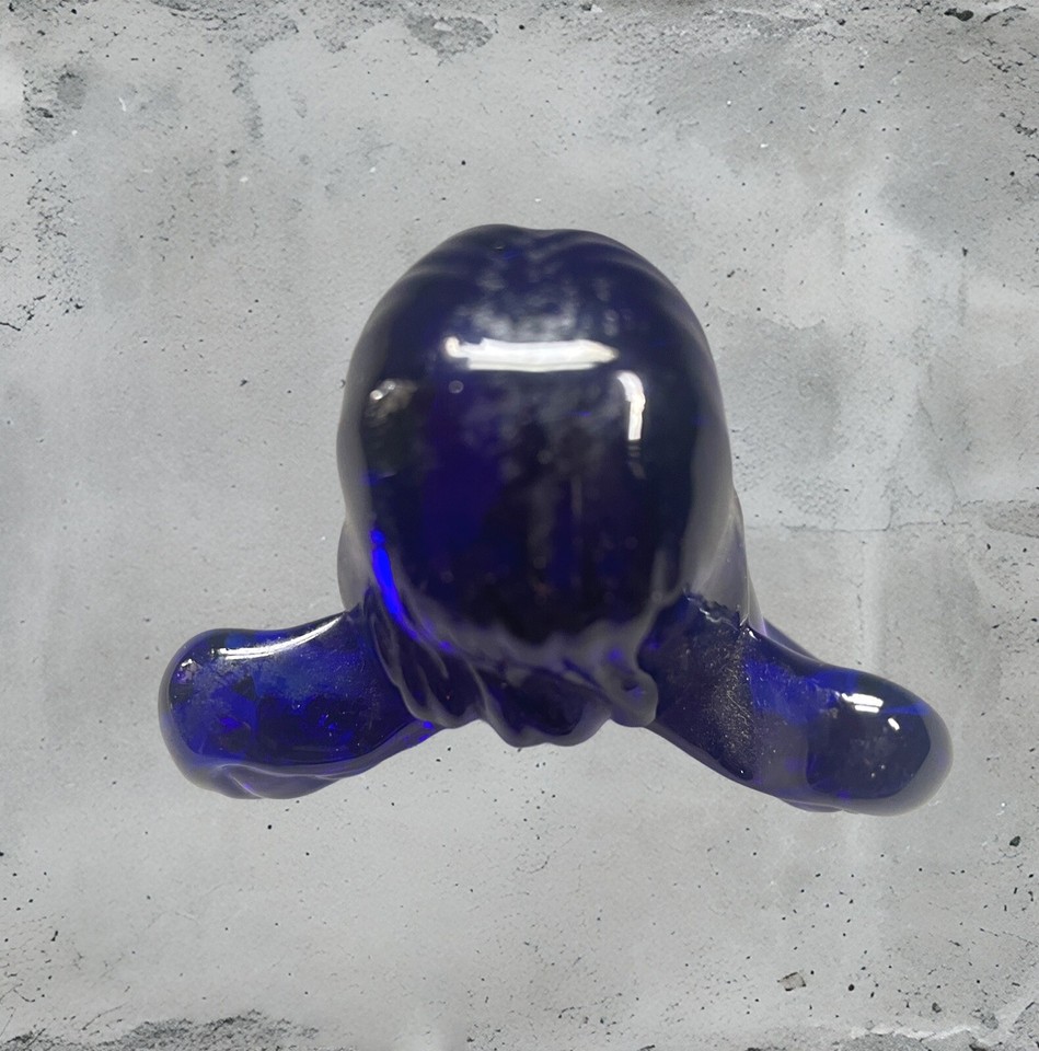 Cobalt Blue Glass Angel Figurine, Paperweight Praying Angel | eBay