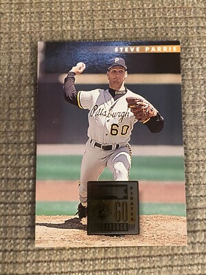 STEVE PARRIS /2000 DONRUSS GOLD PRESS PROOF PITTSBURGH PIRATES #59 1996 ...