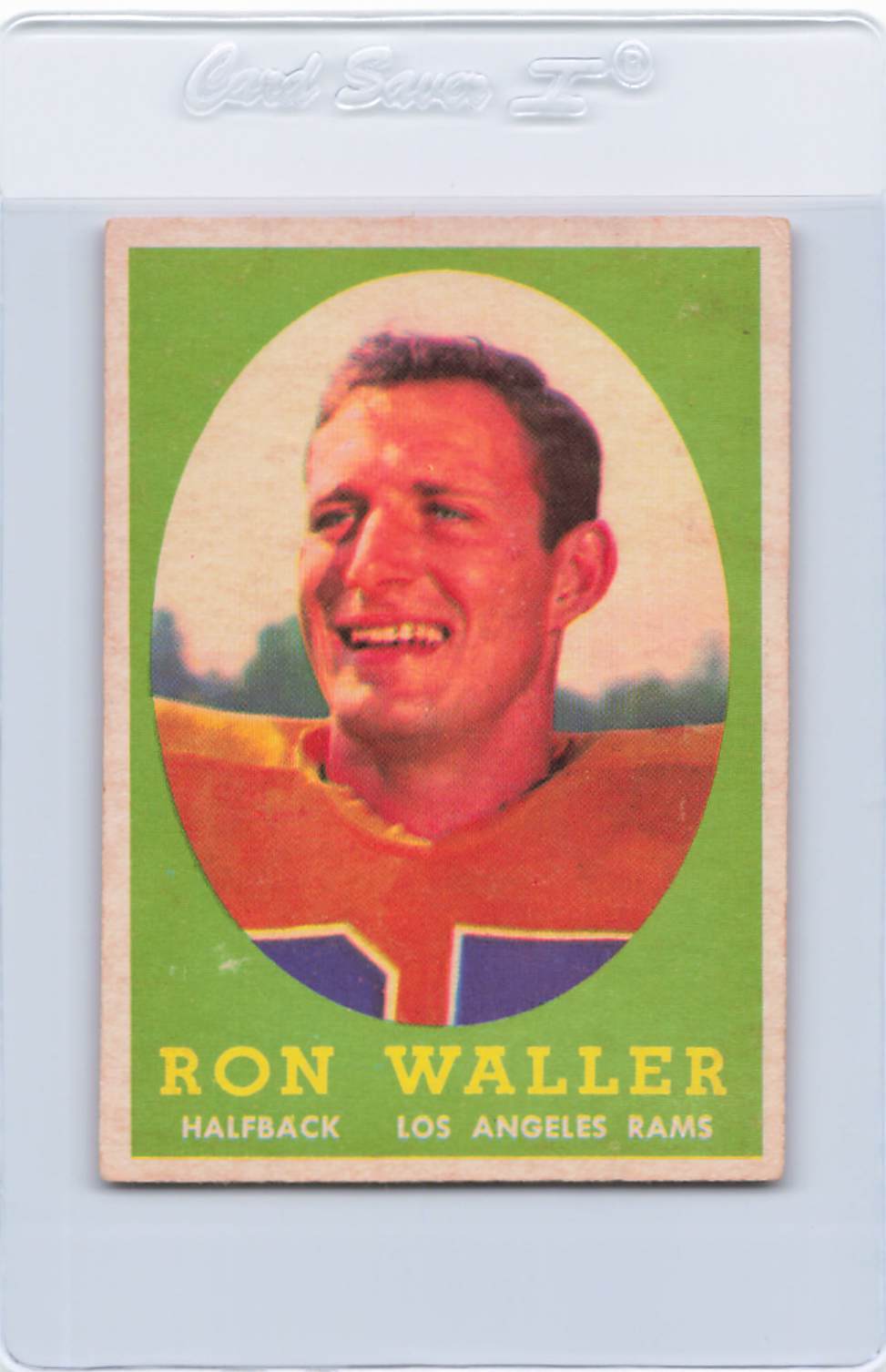 1958 Topps #72 Ron Waller Rams EX *DA-A7116 | eBay