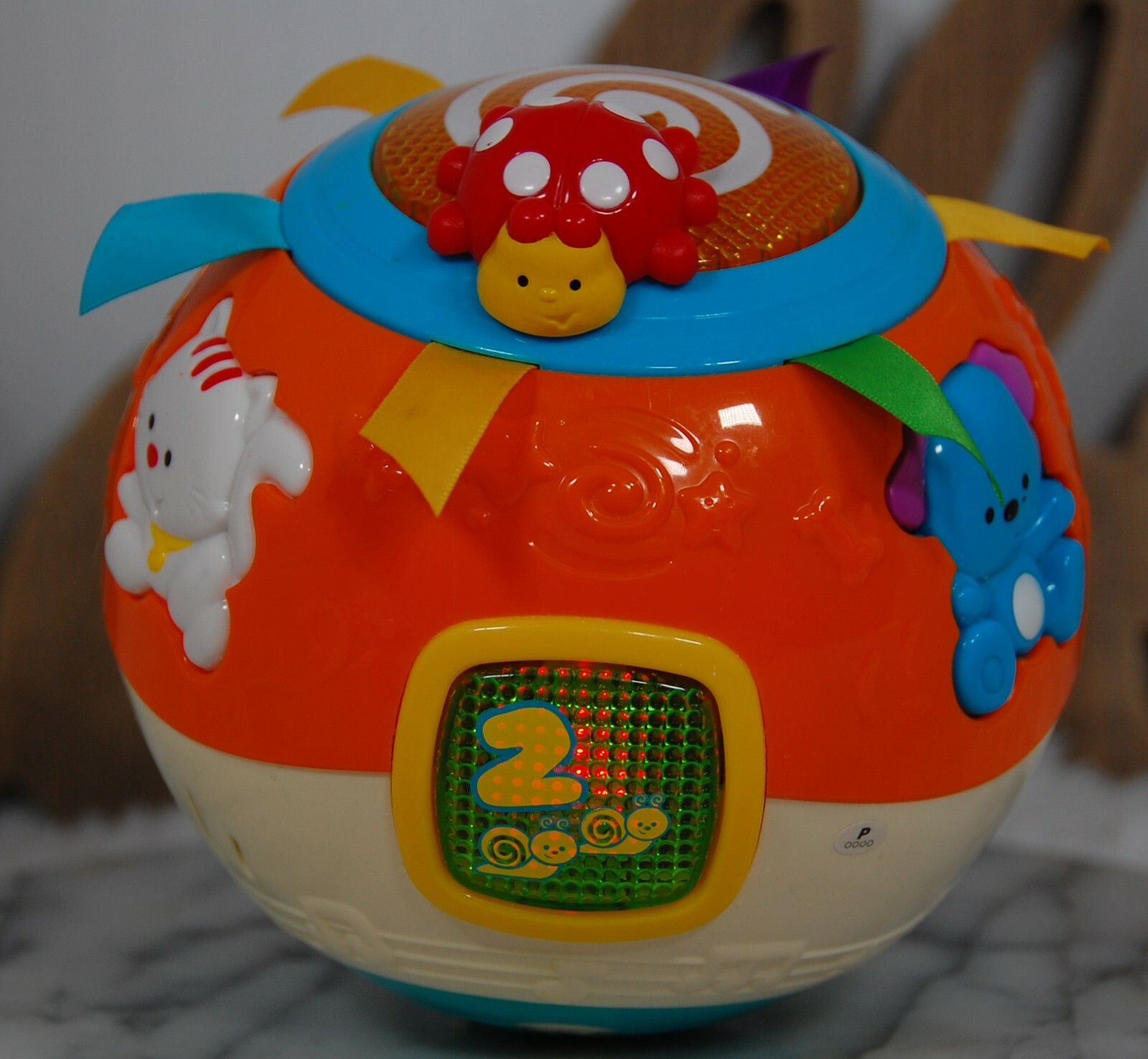 Vtech Move and Crawl Colorful Baby Self Rolling Music Light up Learning ...