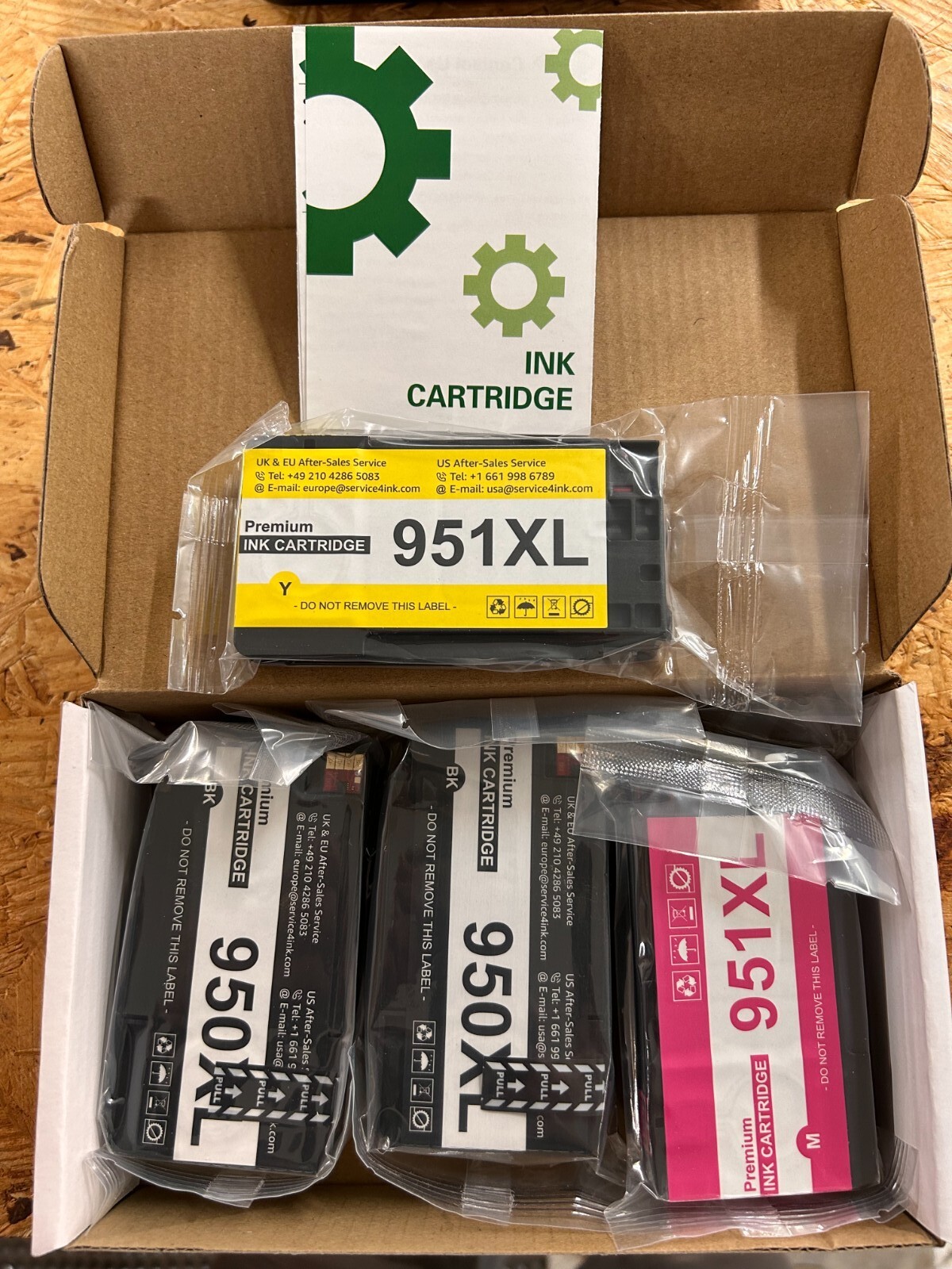 950XL 951XL Ink Cartridges for HP Officejet 8610 8615 8620 8625 8630 ...