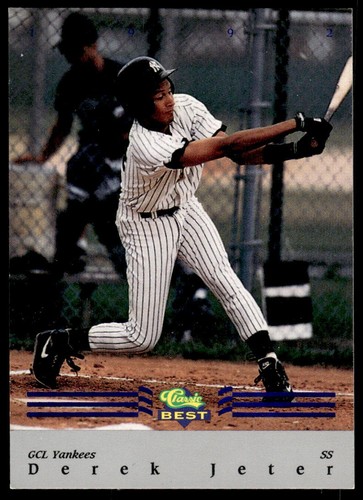 1992 CLASSIC BEST DEREK JETER BC22 MINT BLUE BONUS BASEBALL GCL YANKEES | eBay