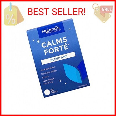 Hyland's Calms Forte' Sleep Aid Tablets, Natural Relief of Nervous ...