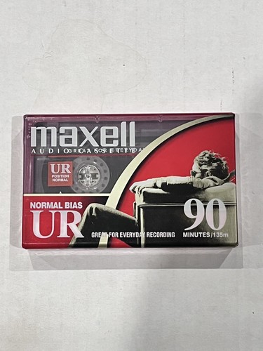 Maxell UR Normal Bias 90 Minute Audio Cassette New Standard Case ...
