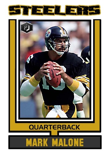 ACEO MARK MALONE PITTSBURGH STEELERS CUSTOM HAND MADE ART CARD | eBay