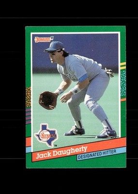 Jack Daugherty : 1991 Donruss MLB Baseball Card #576 Texas Rangers FREE ...