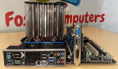 ASUS Sabertooth X79 ATX Intel i7-3820 CPU @ 3.60GHz 49GB DDR3 RAM GPU I ...