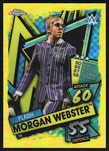 2021 Topps Chrome WWE Slam Attax - Flash Morgan Webster #29 Green ...