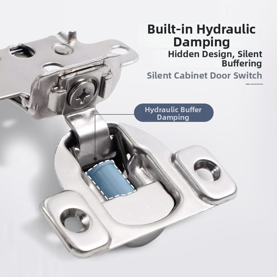 Inward Opening Hinge Hydraulic Damping Mechanism Cold Rolled Steel ...