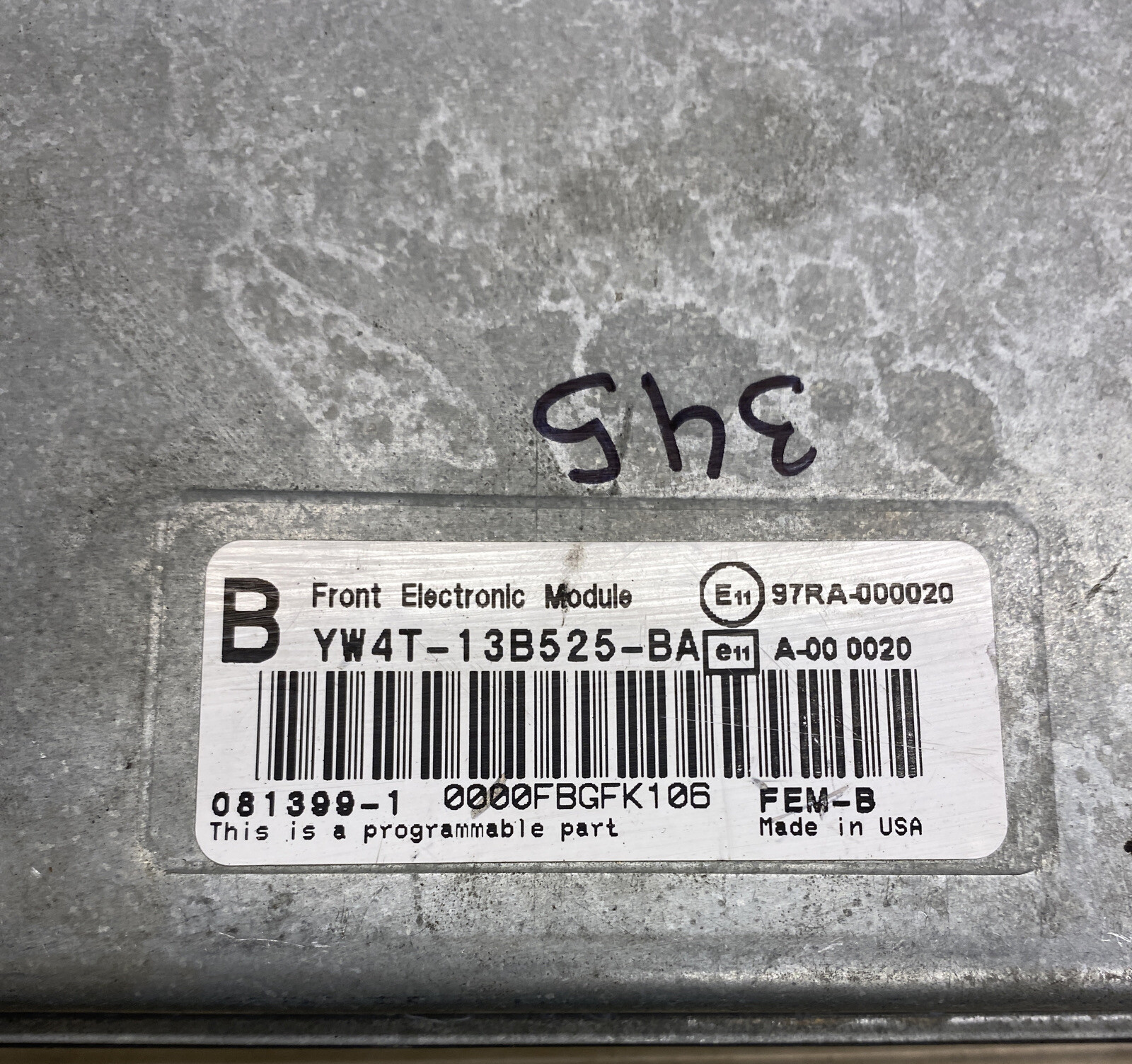 2000-03 JAGUAR OEM ECU ENGINE CONTROL MODULE [CHECK PART#] YW4T-13B525 ...