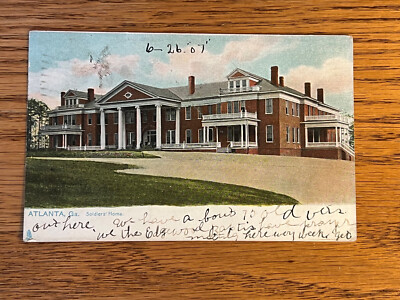 Georgia, GA, Atlanta, soldiers Home, Tuck, PM 1907 | eBay