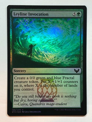MTG Leyline Invocation Strixhaven: School of Mages 136/275 Foil Common ...