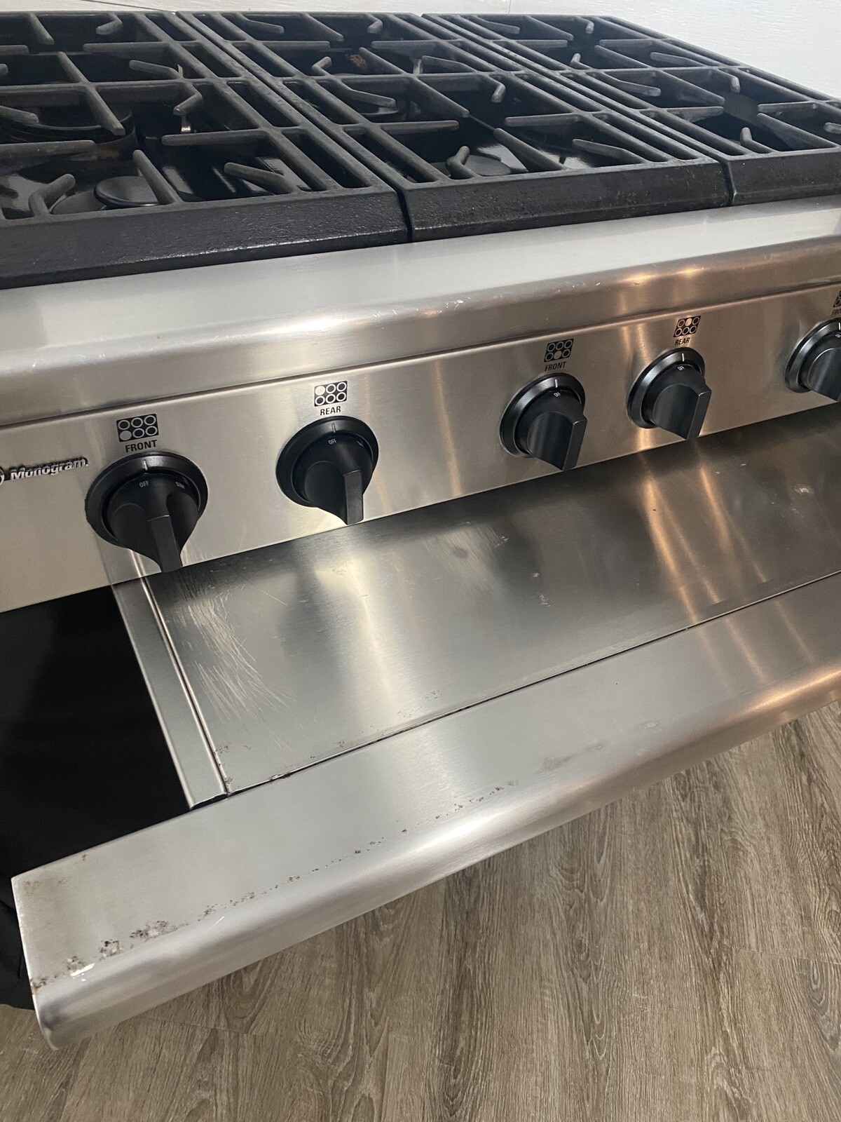 GE MONOGRAM ZGU36N6D1SS 36" PROFESSIONAL NATURAL GAS RANGETOP COOKTOP ...