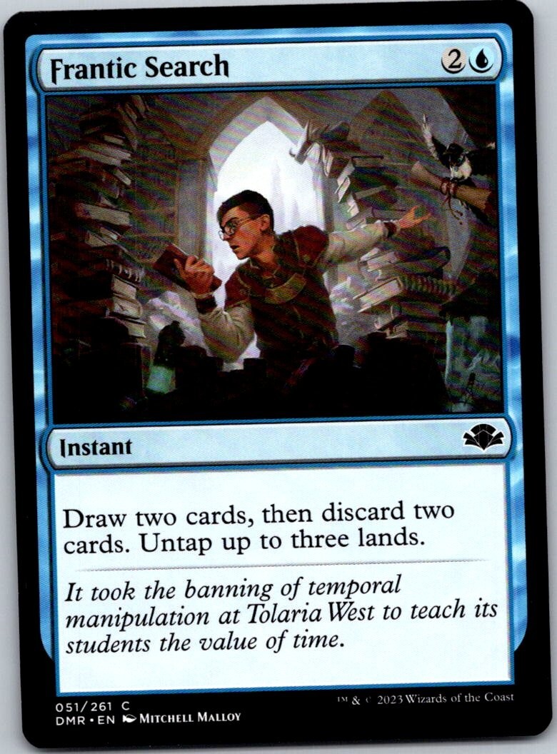 Magic the Gathering Frantic Search Dominaria Remastered MTG Free ...