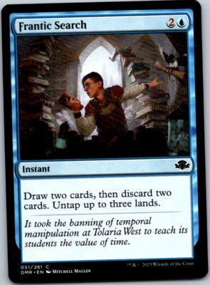 Magic the Gathering Frantic Search Dominaria Remastered MTG Free ...