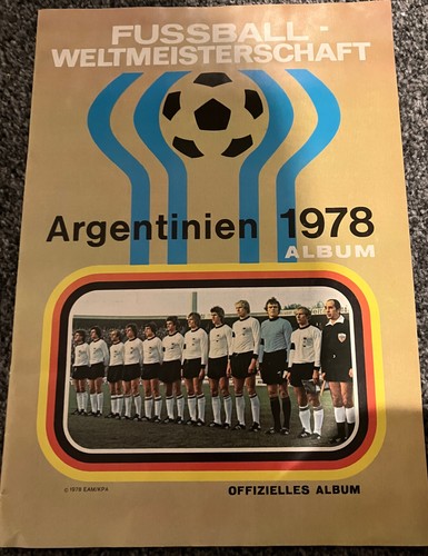 Fussball 78 1978 World Cup Argentina Football sticker Album Complete ...