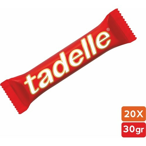 TADELLE Hazelnut Bar Covered with Milk Chocolate FRESH PRODUCT 20 X ...