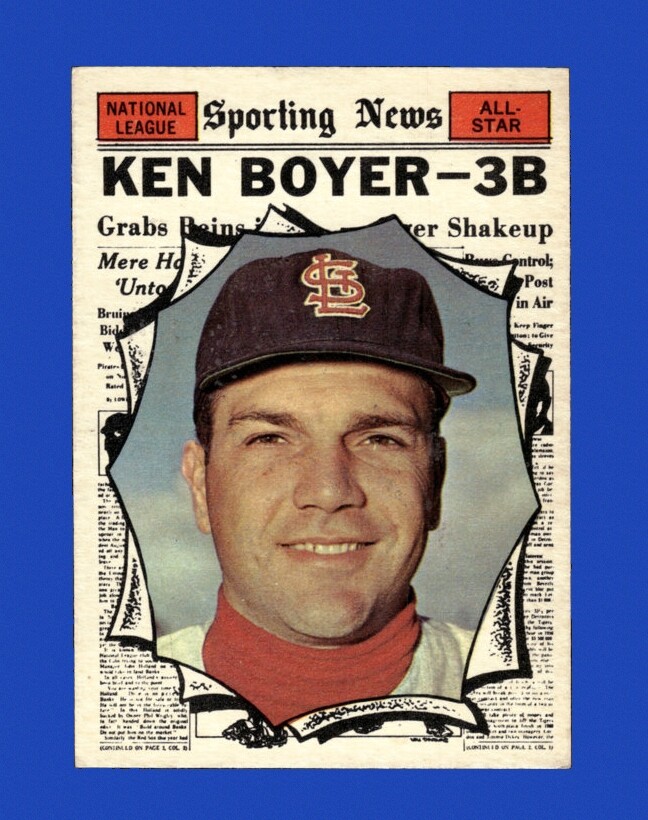 1961 Topps Set-Break #573 Ken Boyer NR-MINT *GMCARDS* | eBay