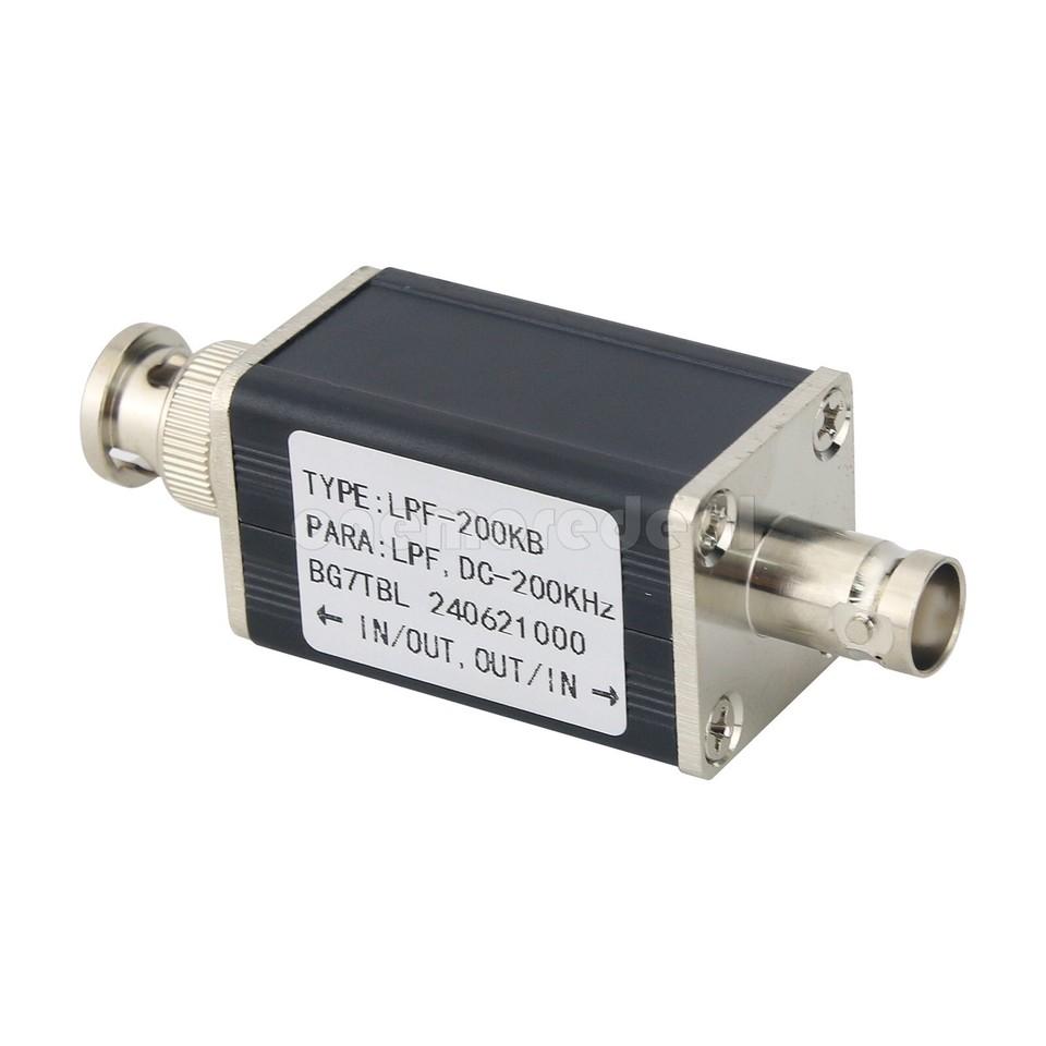RF Low Pass Filter LPF Filter+BNC Connector 200K For RF Ham Radio DIY ...