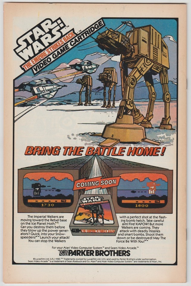 Star Wars 64 & 65 Oct/Nov 1982 Capt Tarheel Luke On Trial Joe Brozowski ...