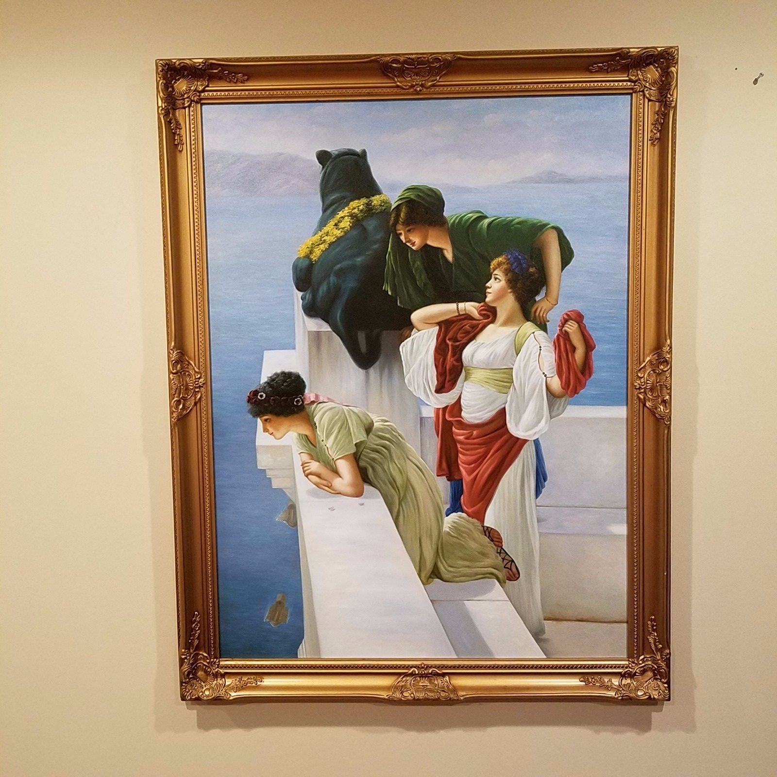 A Coign of Vantage 1895 - Lawrence Alma Tadema Oil painting ...