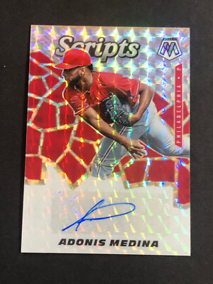 Adonis Medina Signed 2021 Panini Mosaic Signed Baseball Card #SCR-ME ...