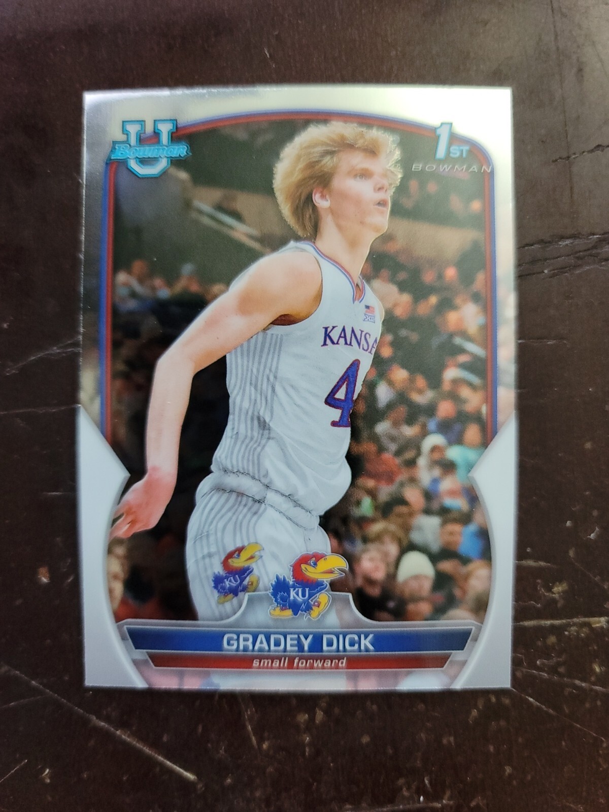 2023 Bowman University Chrome #41 Gradey Dick 1st Bowman Kansas Raptors ...