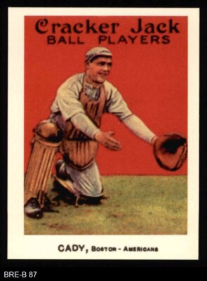 1915 Cracker Jack Reprint #87 Forrest Cady Red Sox 8 - NM/MT | eBay