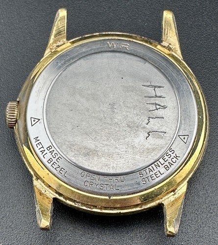 Working Vintage 1960s BENRUS 9091 965 Gold Men’s Watch Swiss Mechanical ...