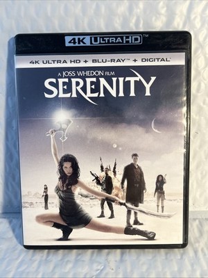 Serenity (4K Ultra HD + Blu-ray, 2005, 2-Discs) Firefly Movie / Nathan ...