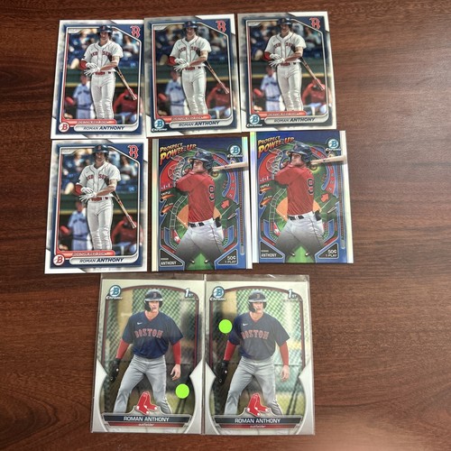 8 Card Roman Anthony 1st Bowman Chrome Lot | eBay