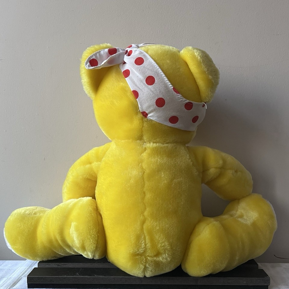 Pudsey Bear Plush Toy BBC Children In Need 12” ASDA Plush (VGC) | eBay UK