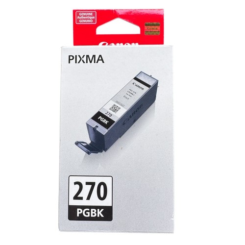 Genuine Canon 270 PGBK Black Ink Cartridge for PIXMA Printer 15.4ml New ...
