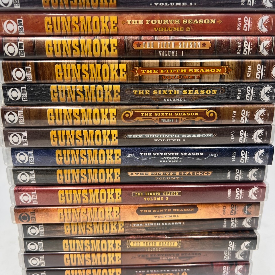 Gunsmoke Tv show dvd lot *NOT COMPLETE* Television Western | eBay