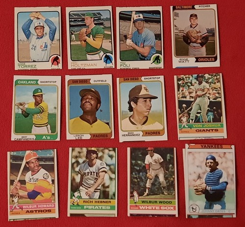 1973-79 Topps Baseball Factory Miscut Lot 16 Cards | eBay