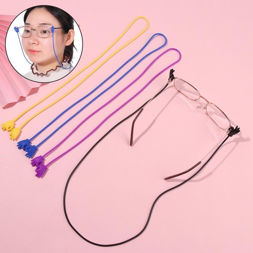 Glasses Chain Silicone Eyeglasses Rope Glasses Strap Eyewear Lanyard ...