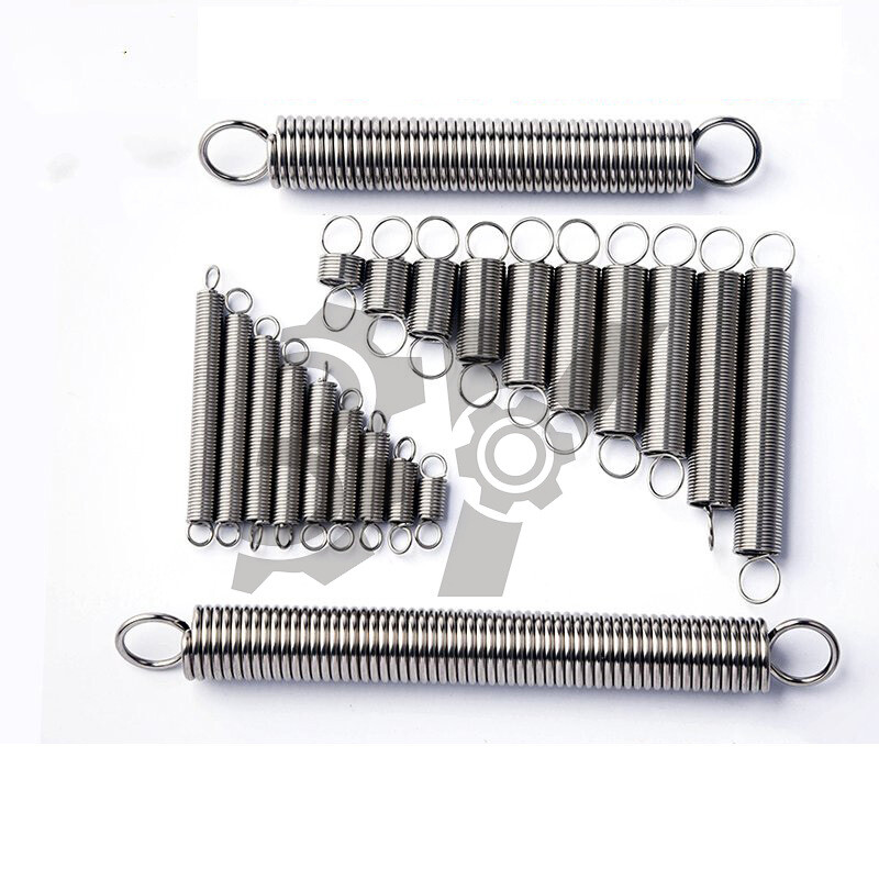 5pcs NEW Wire Dia 1.0mm OD 7mm Length 100mm Dual Hook Tension Spring | eBay