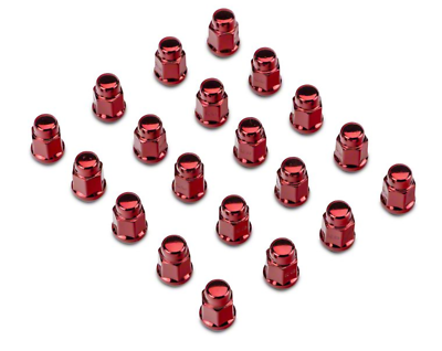 20x Red Bulge Acorn 12x1.5 Lug Nut Set Wheels For Honda Civic Accord ...