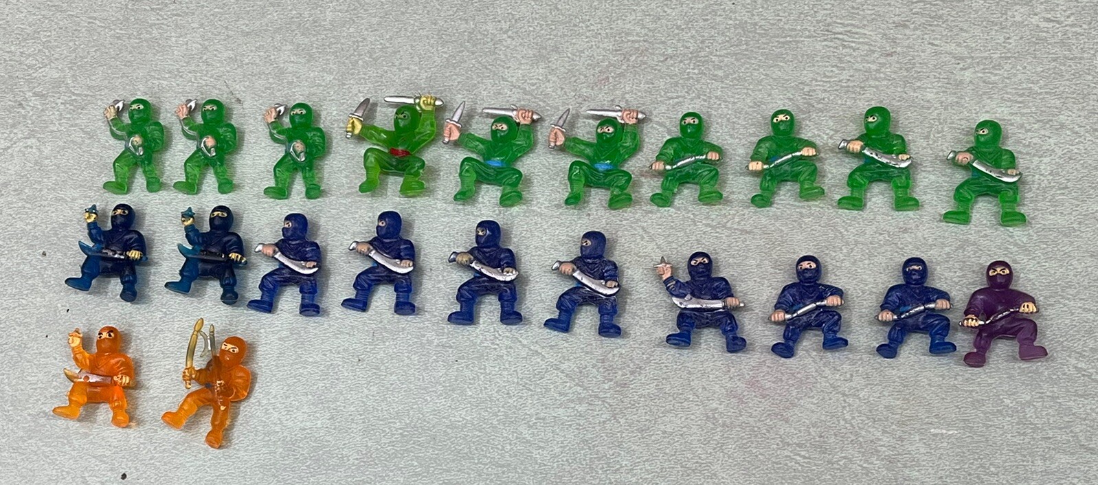 Lot (22) Vinyl Ninja Warrior Figures Toy Collectible 1.5" | eBay