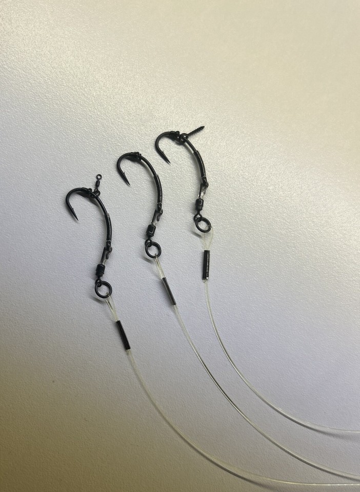 3x Ronnie Rig/Spinner rigs KORDA BOOM Carp rigs Made Carp Fishing ...