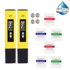 2xDigital PH Tester 0.01 High Accuracy PH Meter for Water, 0-14.0PH ...
