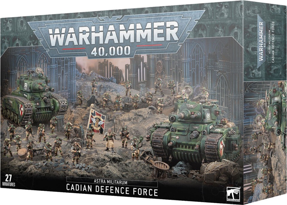 GW Warhammer 40K Astra Militarum Cadian Defence Force NIB Holiday Box ...