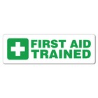 First Aid Trained Sticker Decal Safety Sign Car Vinyl #7393EN | eBay