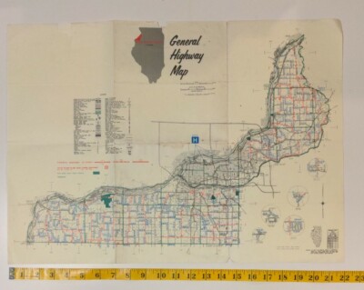 IL, IN, MI, OH, WI - Rock Island County Illinois Map